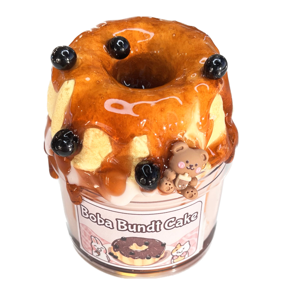 Boba Bundt Cake - Wuwa Slimes